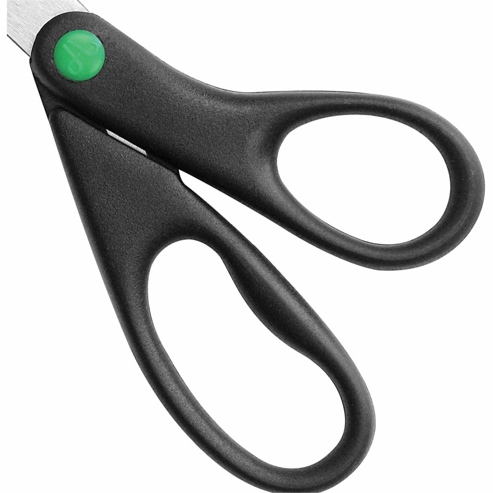Westcott KleenEarth Scissors, 8" Long, 3.25" Cut Length, Straight Black ...
