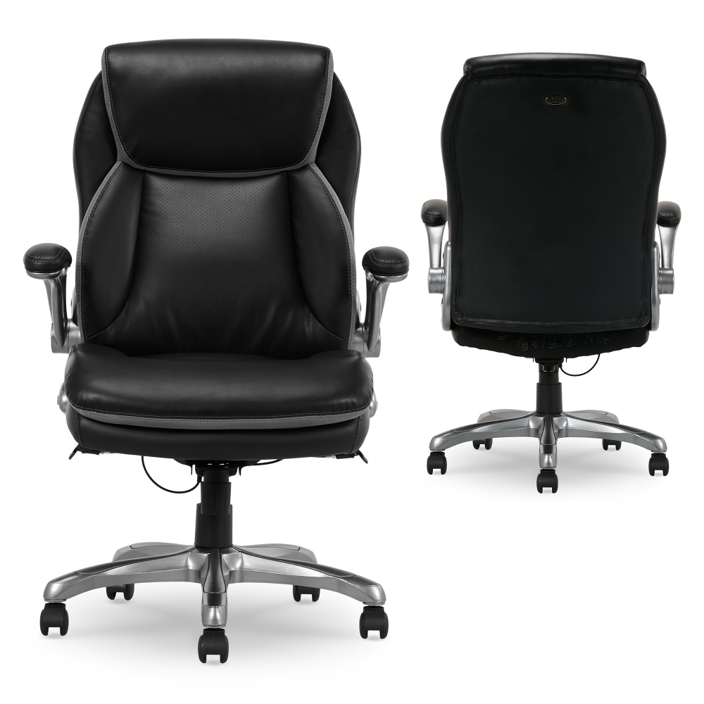 Serta Smart Layers Brinkley Ergonomic Bonded Leather High-Back ...