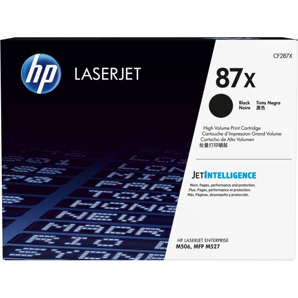 HP 87XC Black High Yield Toner Cartridge, CF287XC | OfficeSupply.com