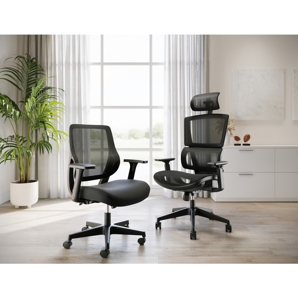 Radano Mesh High-Back Executive Office Chair, Black, BIFMA Compliant ...