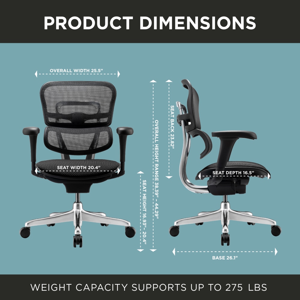 WorkPro 12000 V2 Series Ergonomic Mesh/Fabric High-Back Office Chair ...