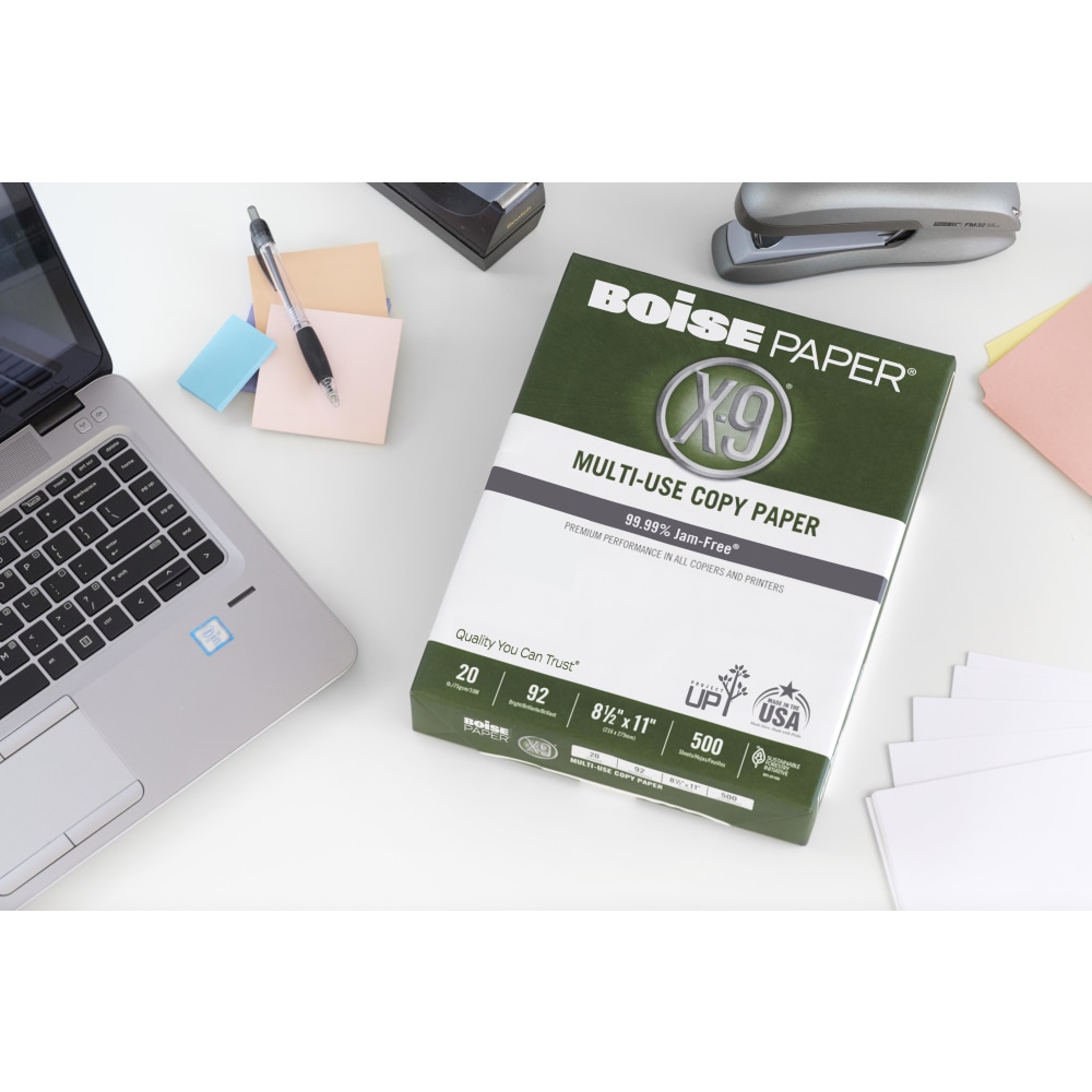 Boise X-9 Multi-Use Printer & Copy Paper, White, Letter (8.5" x 11 ...