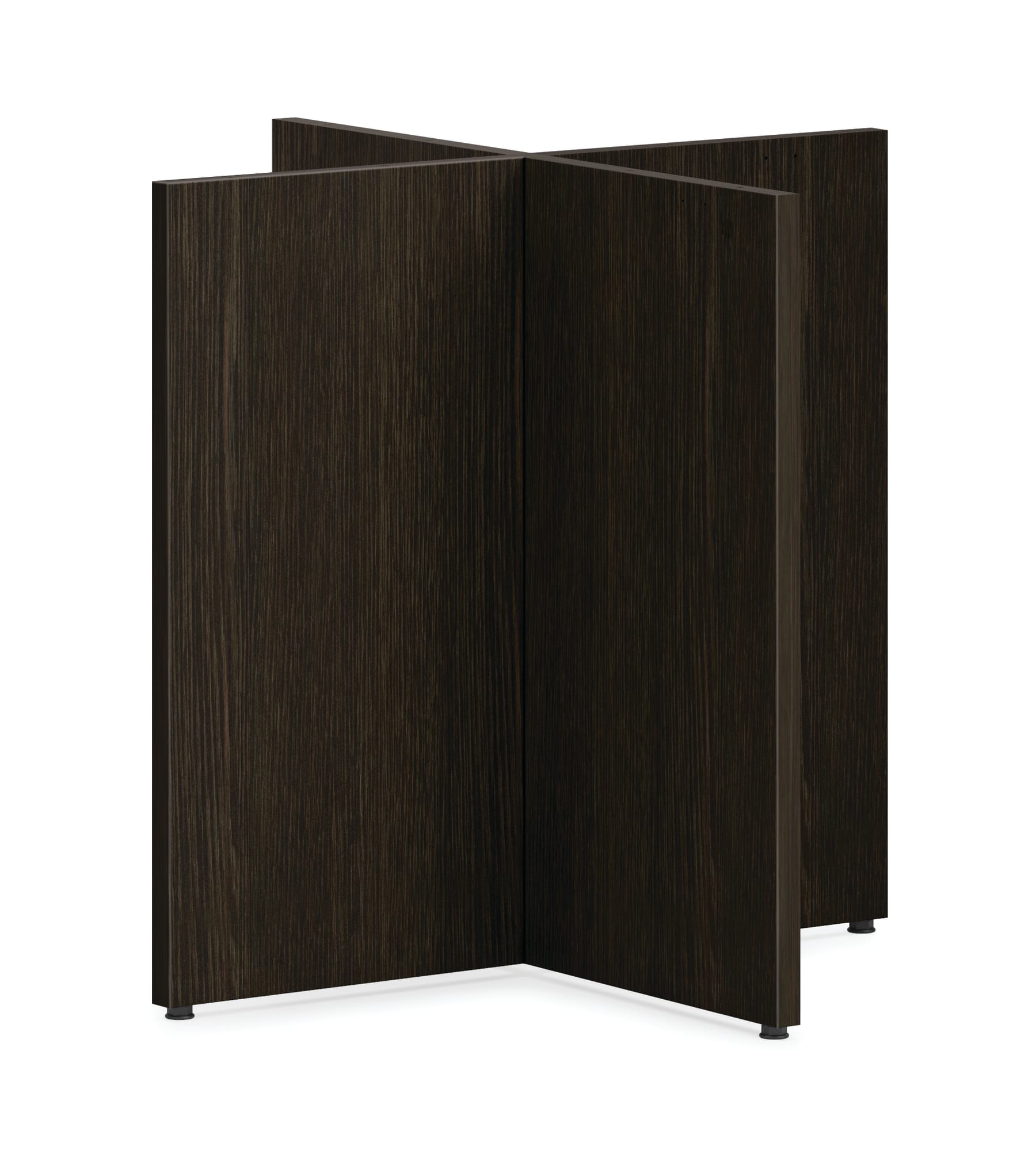 HON Mod X-Base | For 48" Conference Table Top | Java Oak Finish ...