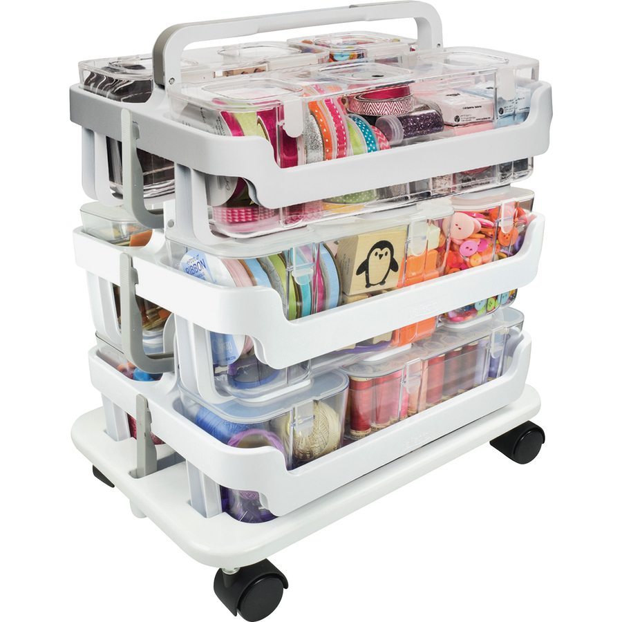 Deflecto Stackable Caddy Organizer Multi-Pack Bundle | OfficeSupply.com