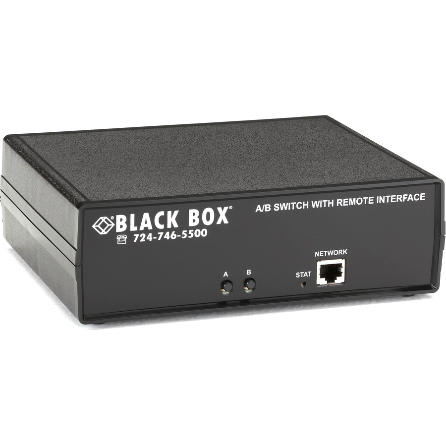 Black Box CAT6 Remotely Controlled Layer 1 A/B Switch, Latching ...
