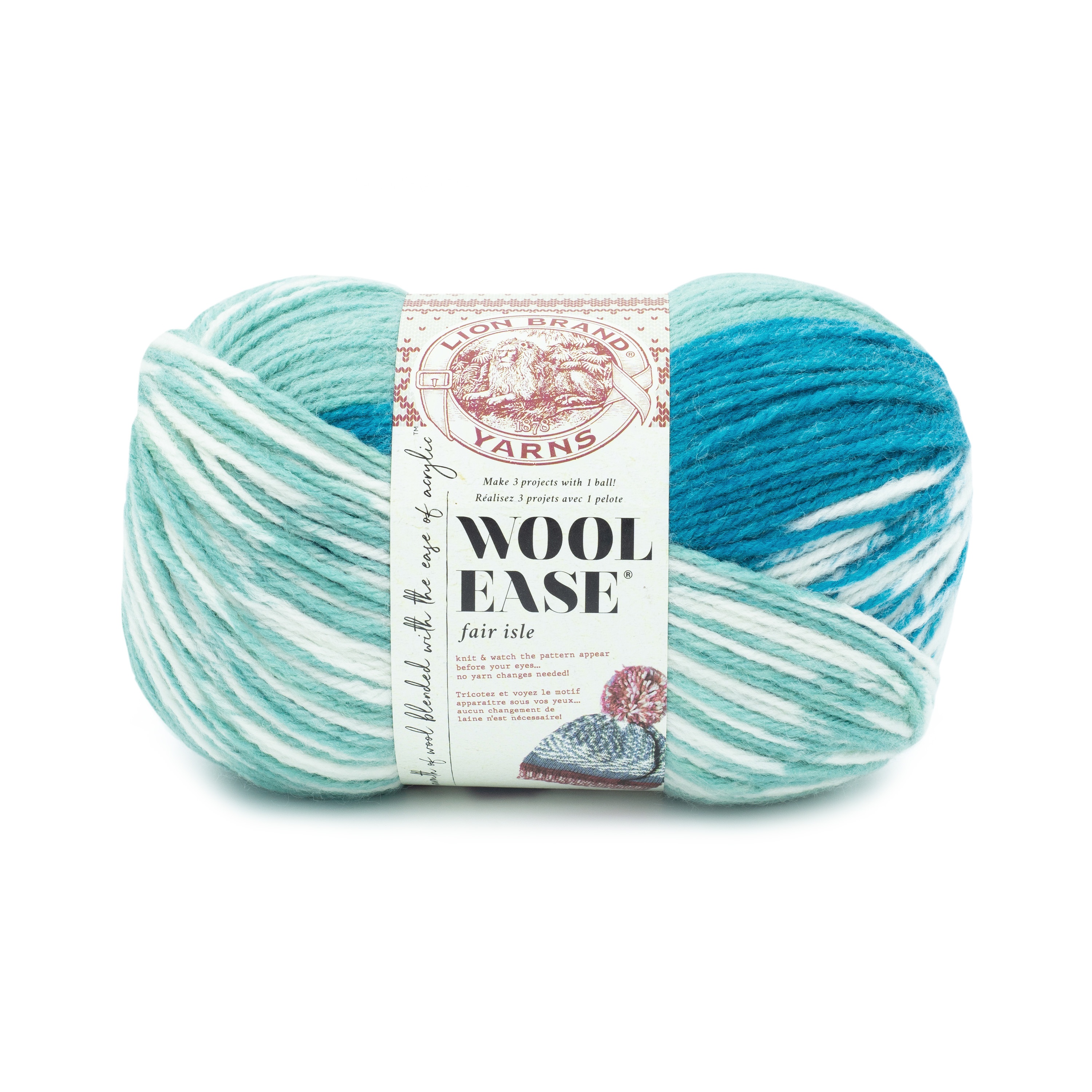 Lion Brand Wool-Ease Fair Isle Yarn | OfficeSupply.com