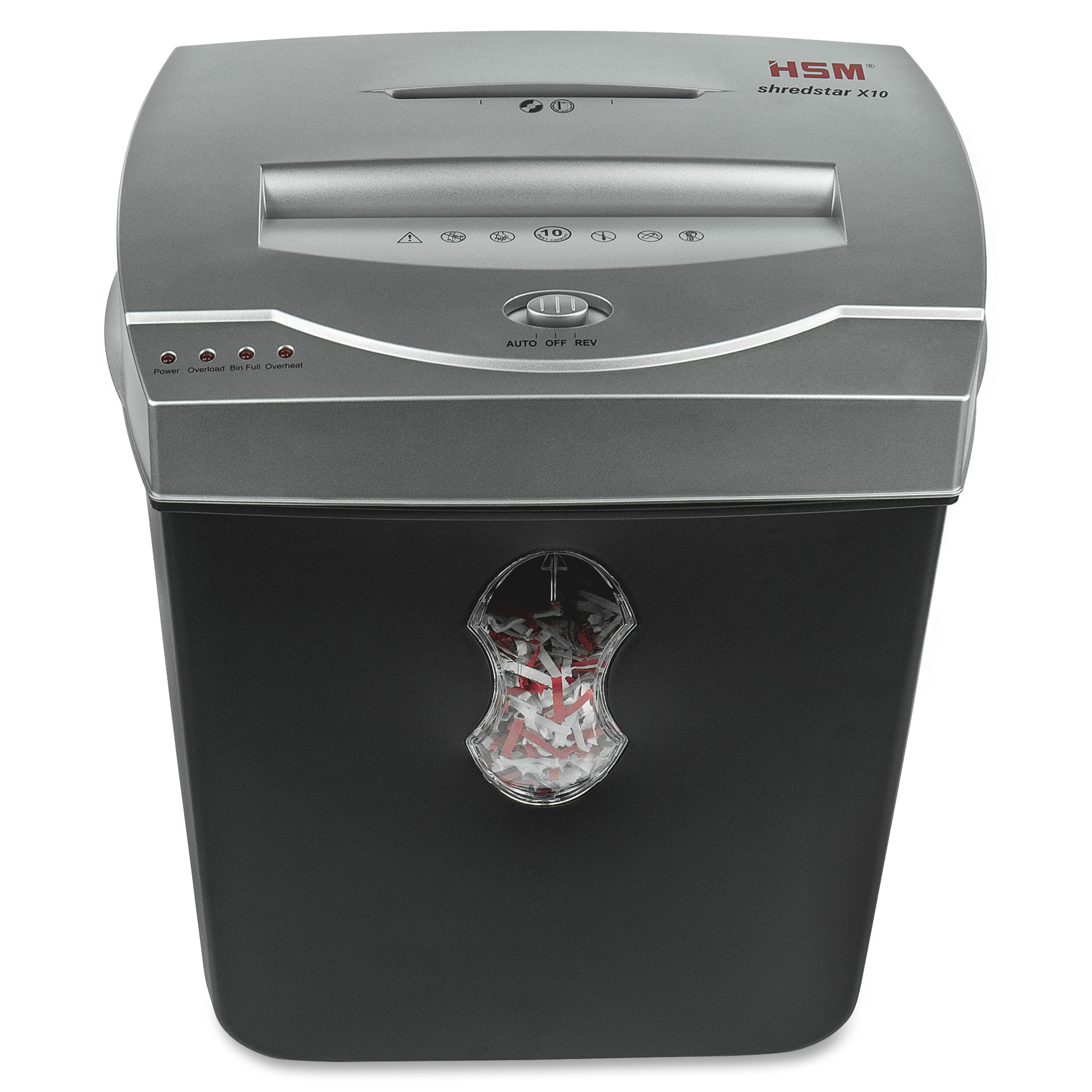 HSM of America ShredStar X10 Heavy-Duty Cross-Cut Shredder ...