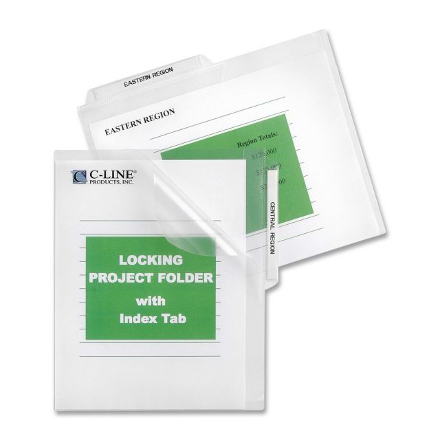 C-Line Locking Project Folder with Index Tab | OfficeSupply.com