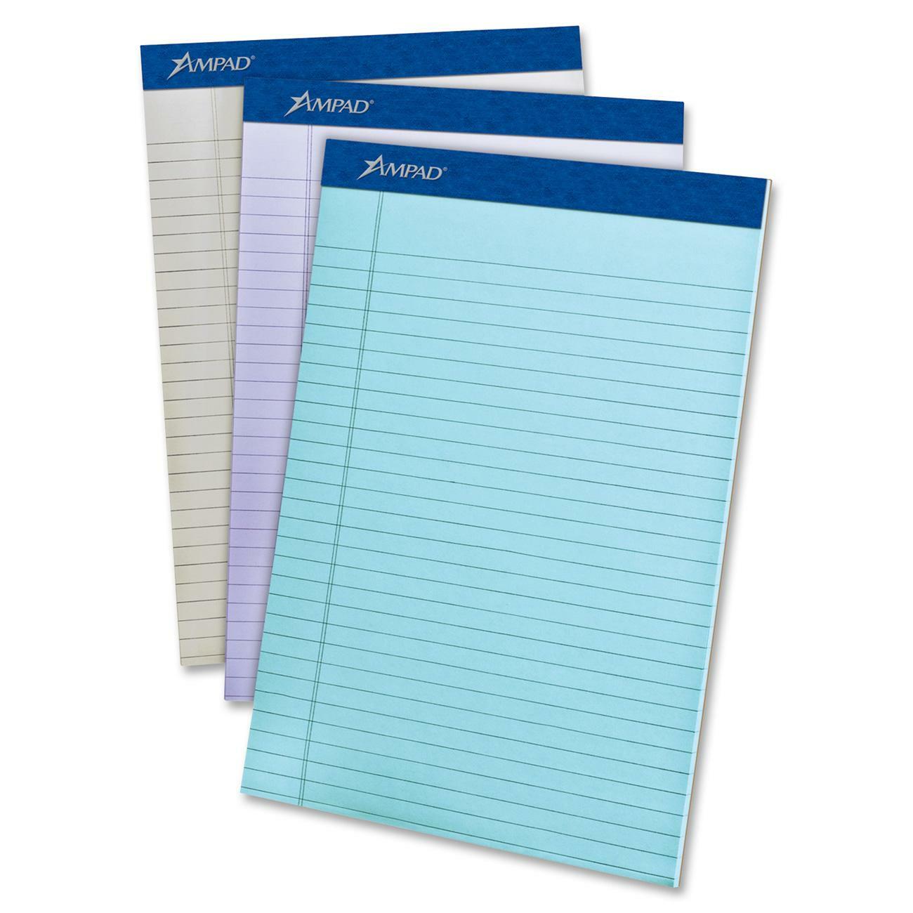 Ampad Pastel Writing Pads Letter ESS20602R OfficeSupply ampad-pastel-writing-pads-letter-ess20602r-officesupply