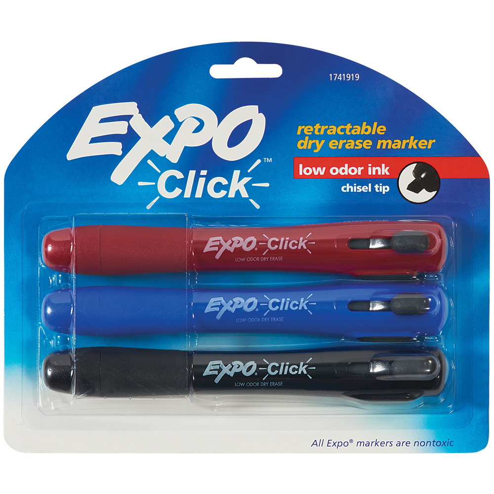 Expo Retractable Dry Erase Markers | OfficeSupply.com