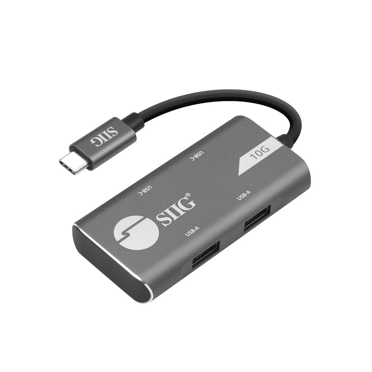 SIIG 4-Port USB 3.1 Gen 2 10G Hub - 2A2C | OfficeSupply.com