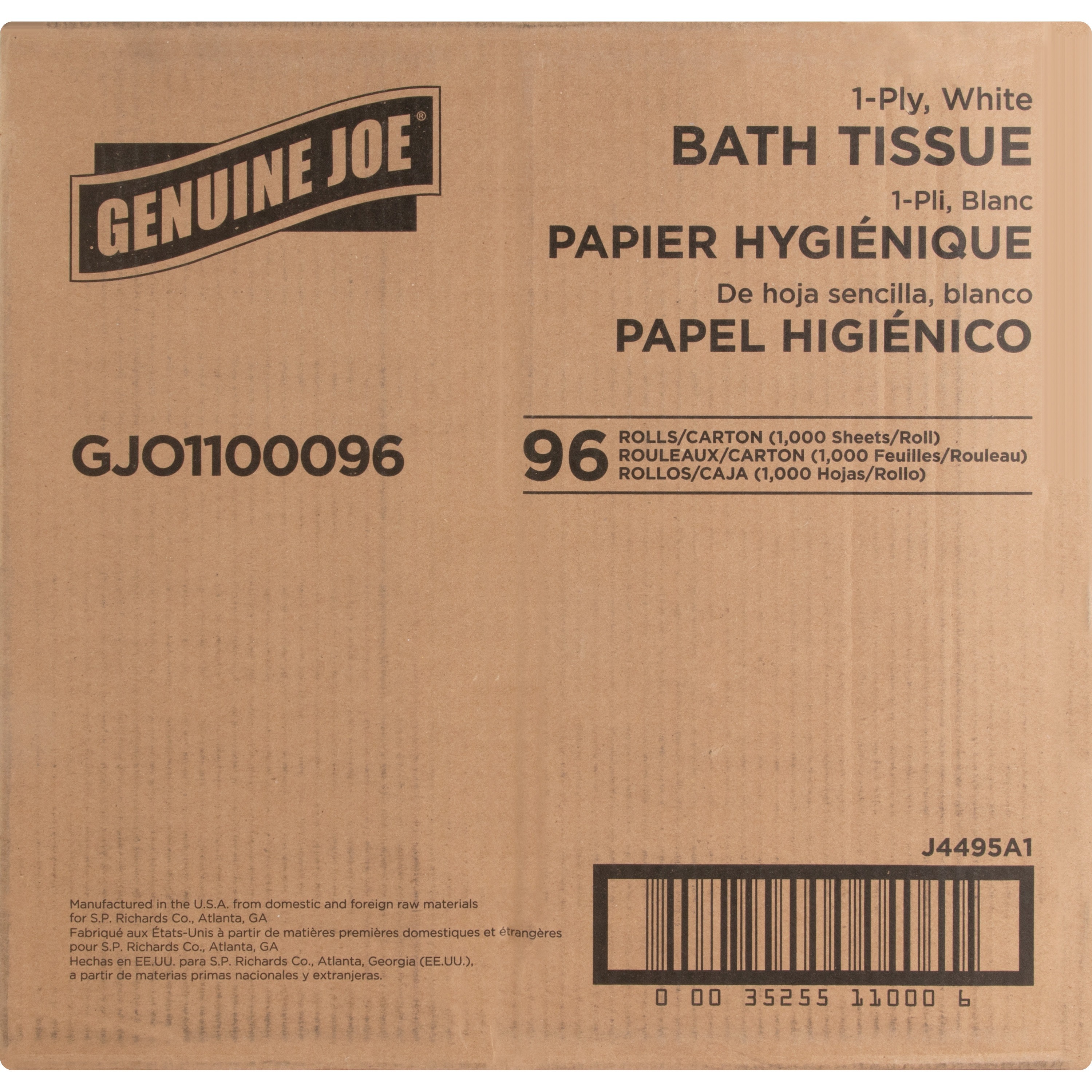 Genuine Joe 1-ply Bath Tissue - GJO1100096 | OfficeSupply.com