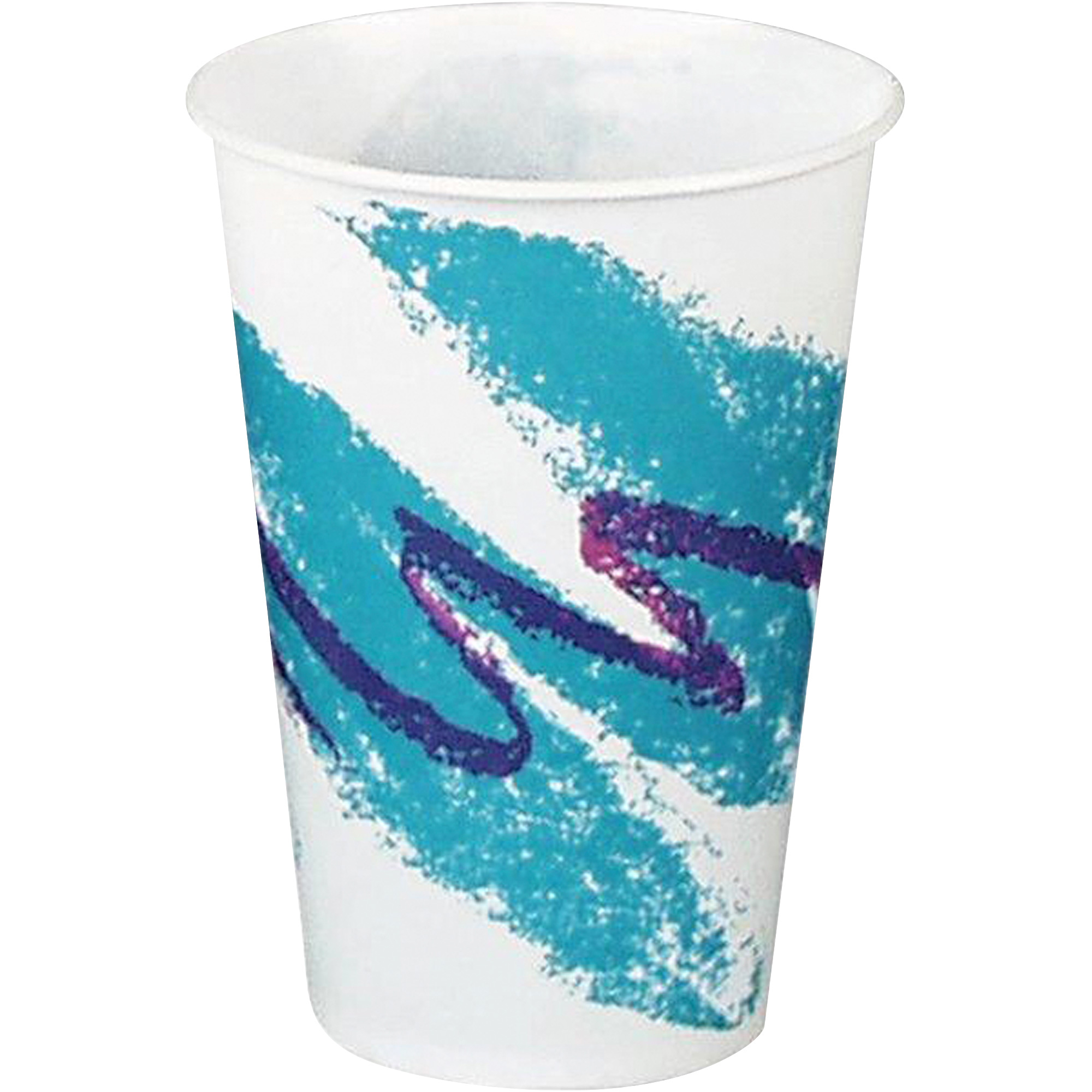 Solo Waxed Paper 7 oz Cold Cups, Jazz Design, 100/Pack | OfficeSupply.com