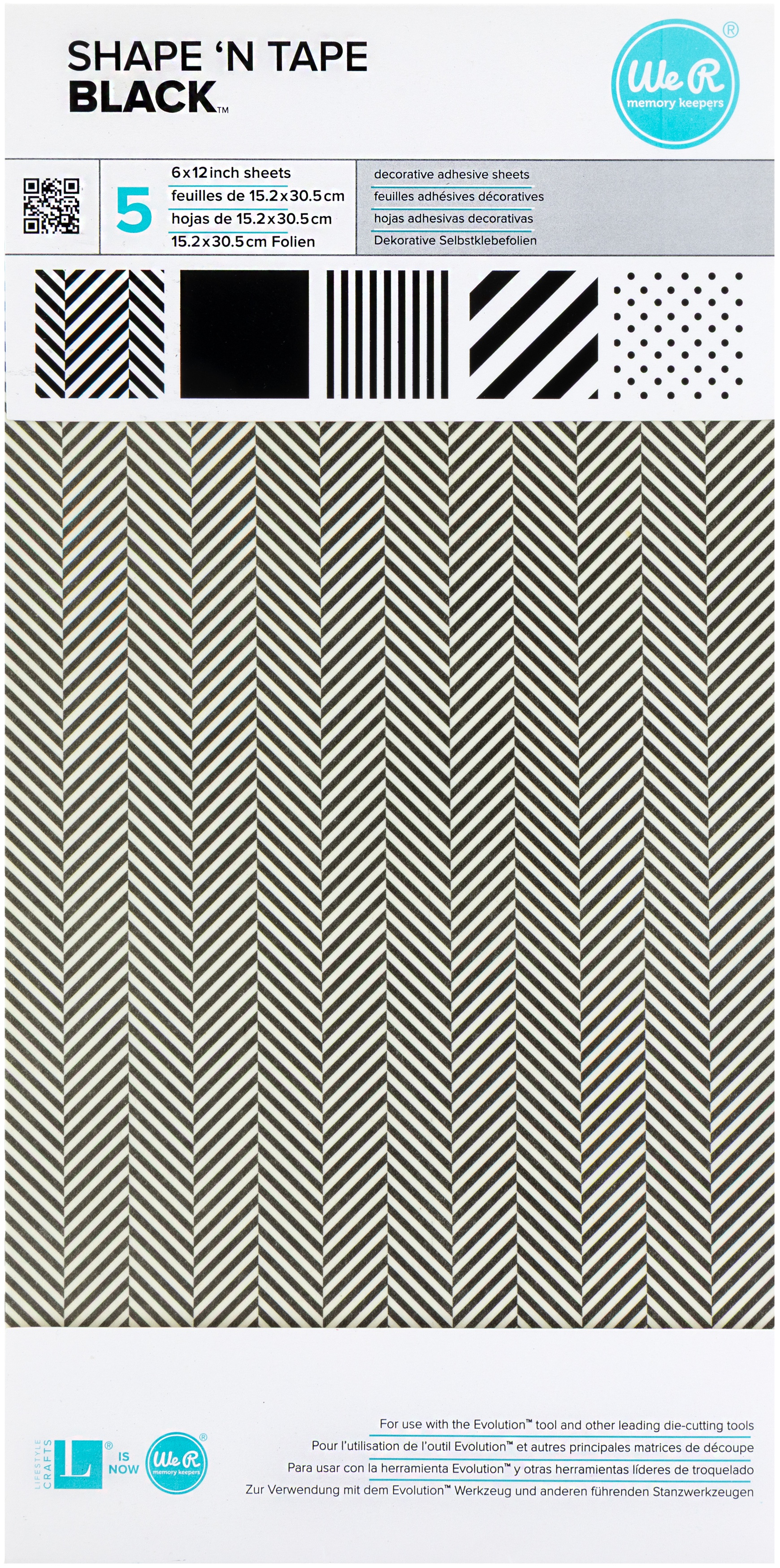 Shape 'n Tape Washi Sheets 6"X12" 5/Pkg | OfficeSupply.com