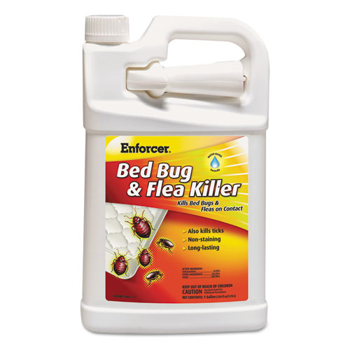Enforcer Bed Bug & Flea Killer, 1 gal Bottle, For Bed Bugs/Fleas/Ticks ...