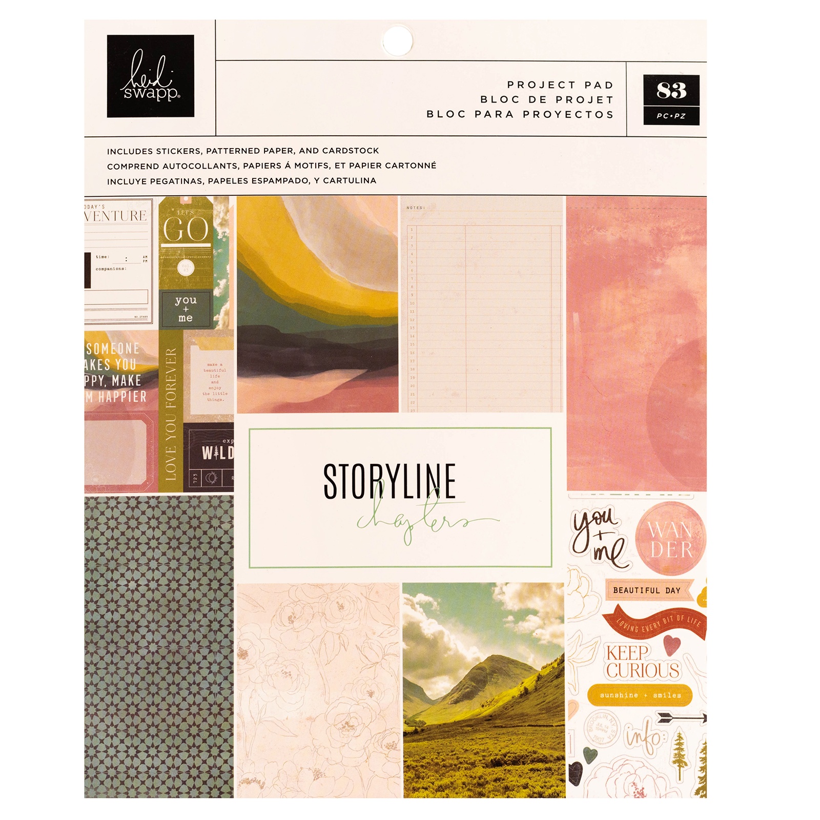 Heidi Swapp Paper Project Pad 7.5"X9.5" 83pc | OfficeSupply.com