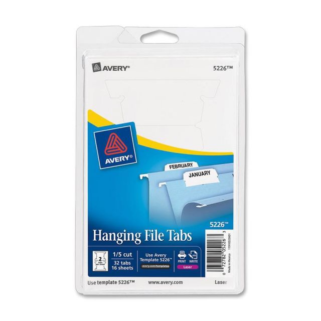 Avery Printable Hanging File Tab - AVE05226 | OfficeSupply.com