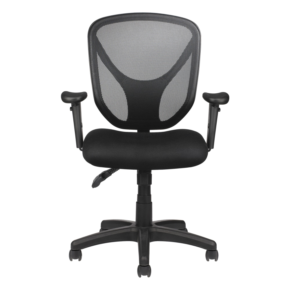 MFTC 200 Ergonomic Mesh Mid-Back Task Office Chair, Black, BIFMA ...