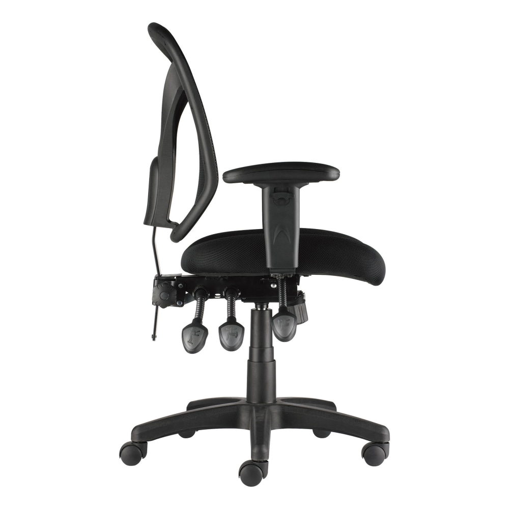MFTC 200 Ergonomic Mesh Mid-Back Task Office Chair, Black, BIFMA ...