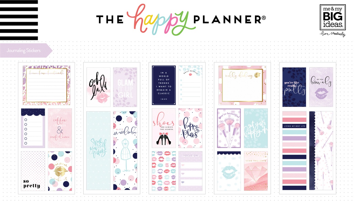 Happy Planner Medium Flip Stickers 5/Sheets | OfficeSupply.com
