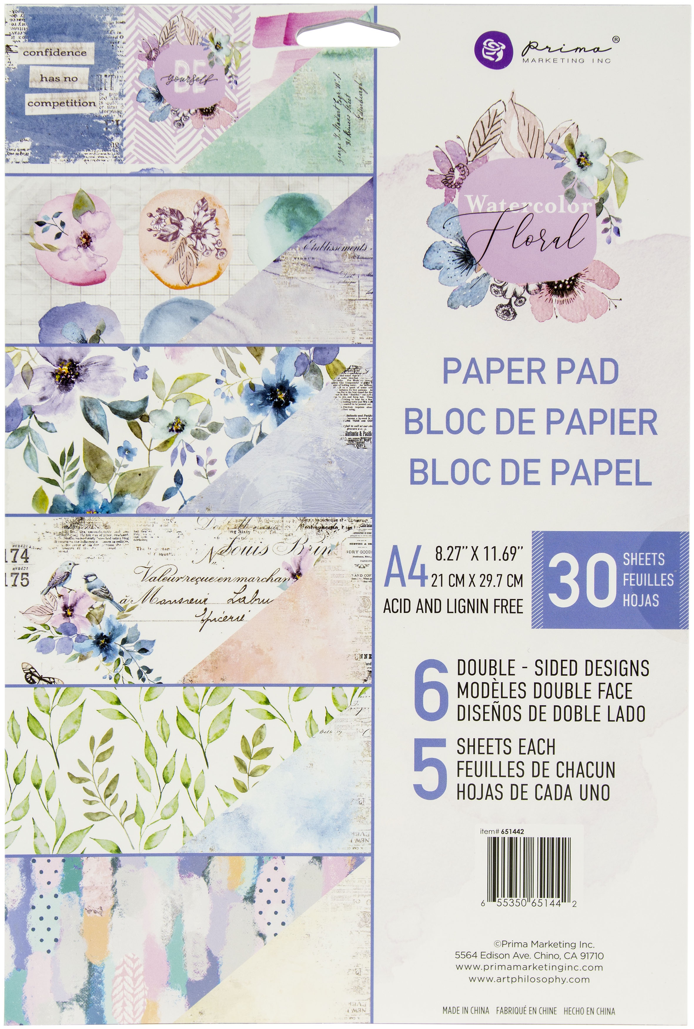 Prima Marketing Double-Sided Paper Pad A4 30/Pkg | OfficeSupply.com