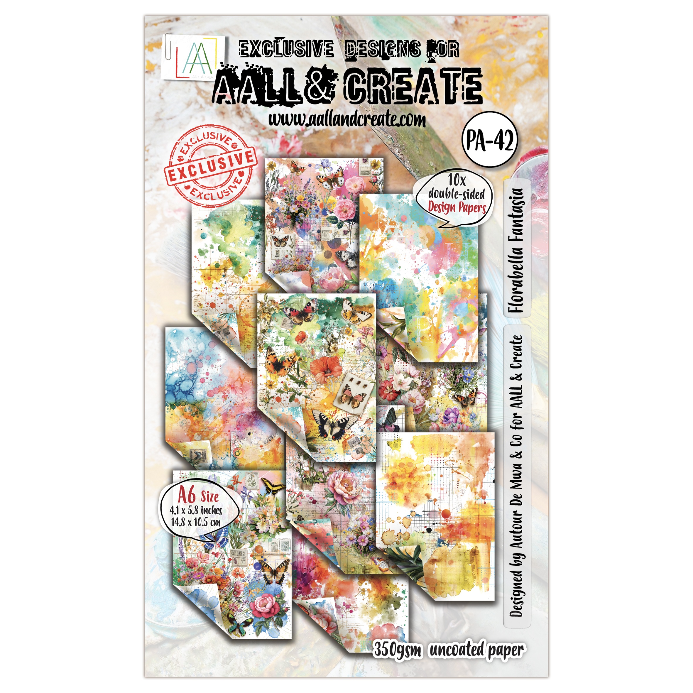 AALL And Create Design Double-Sided Cardstock A6 | OfficeSupply.com