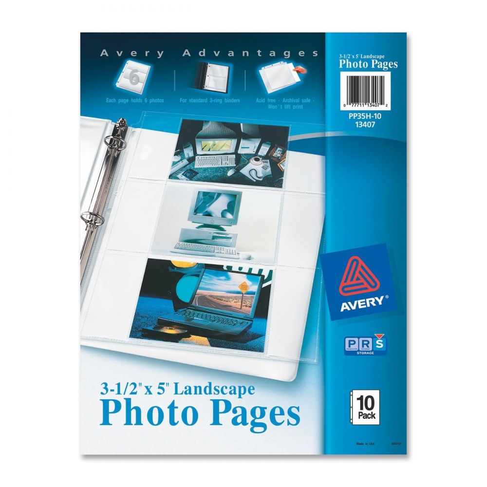 Avery Horizontal Photo Page - AVE13407 | OfficeSupply.com