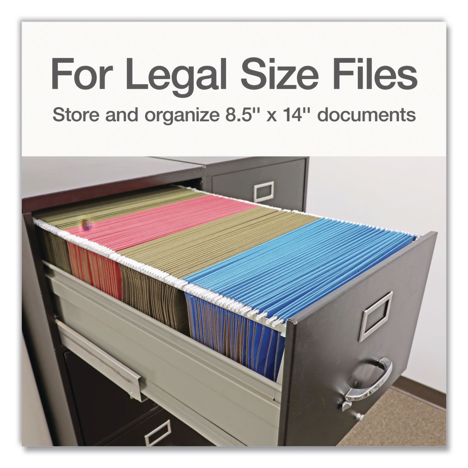 Pendaflex Hanging File Frame, Legal Size, 18" to 27" Long, Gray, 2/Pack ...