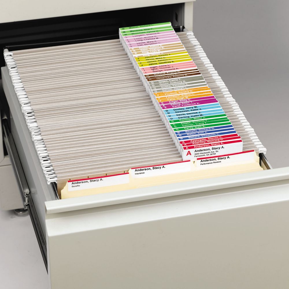 Smead Viewables Labeling System For File Folders, 64910, Refill Kit ...