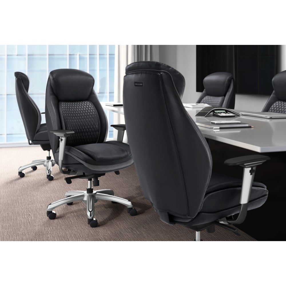 Shaquille O'Neal Zethus Ergonomic Bonded Leather High-Back Executive ...