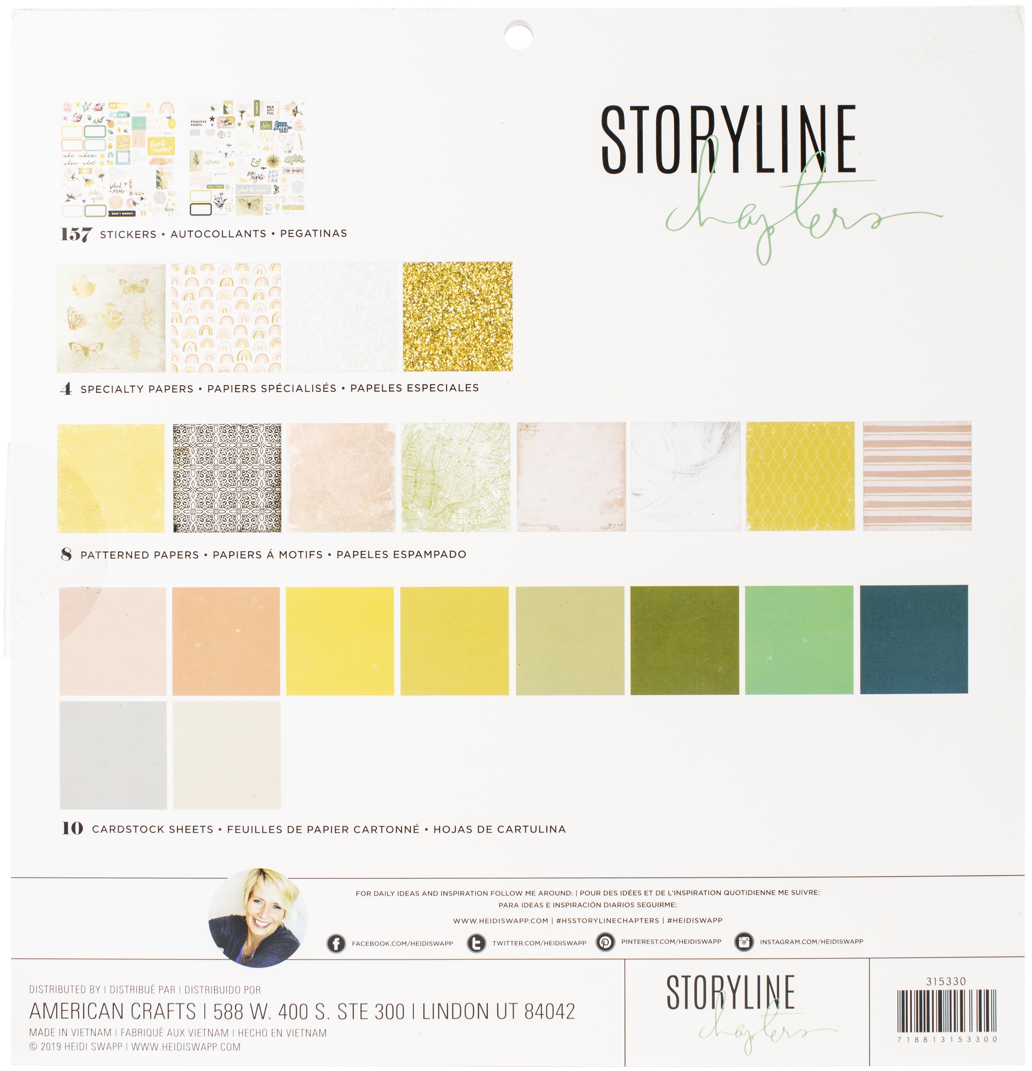 Heidi Swapp Storyline Chapters Project Pad 12"X12" | OfficeSupply.com