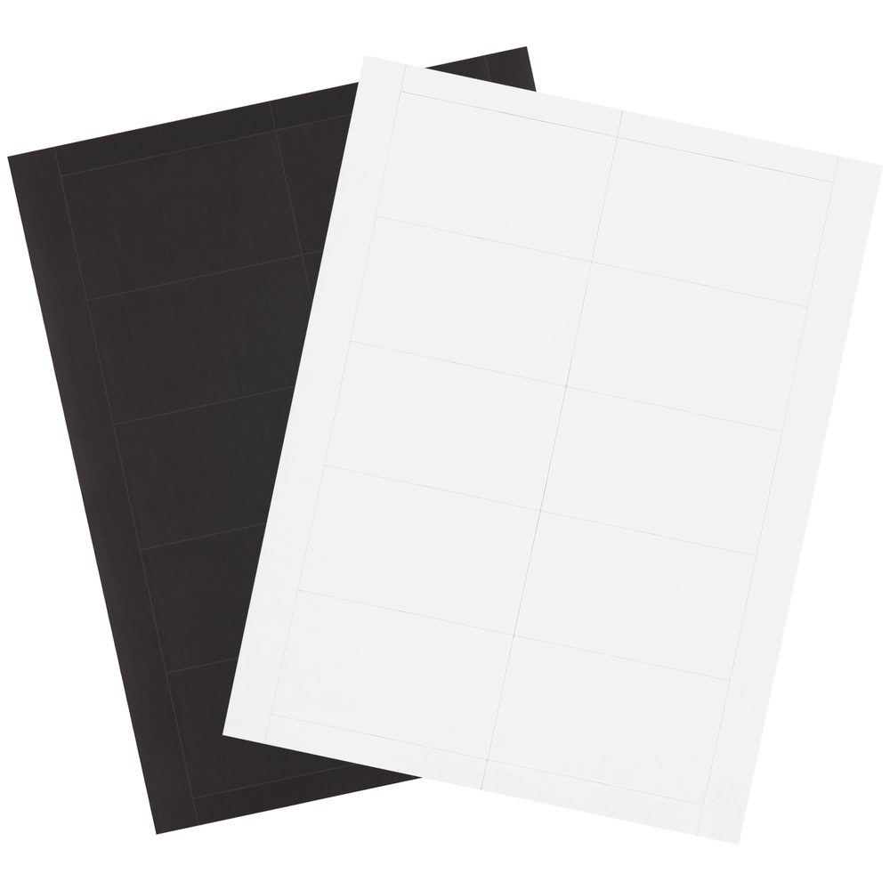 8 1/2 x 11" Magnetic Sheet (10 labels per sheet) | OfficeSupply.com