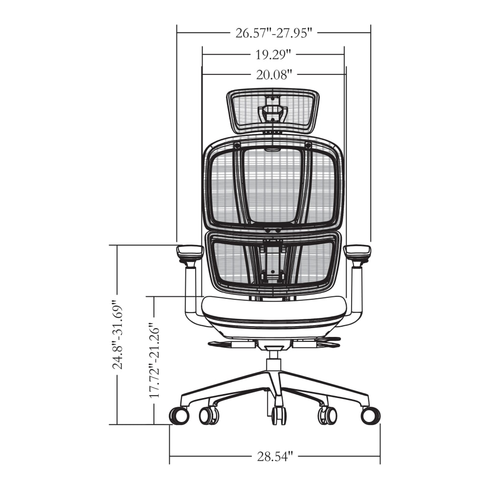 WorkPro Momentum Ergonomic Mesh/Mesh Active High-Back Office Chair ...