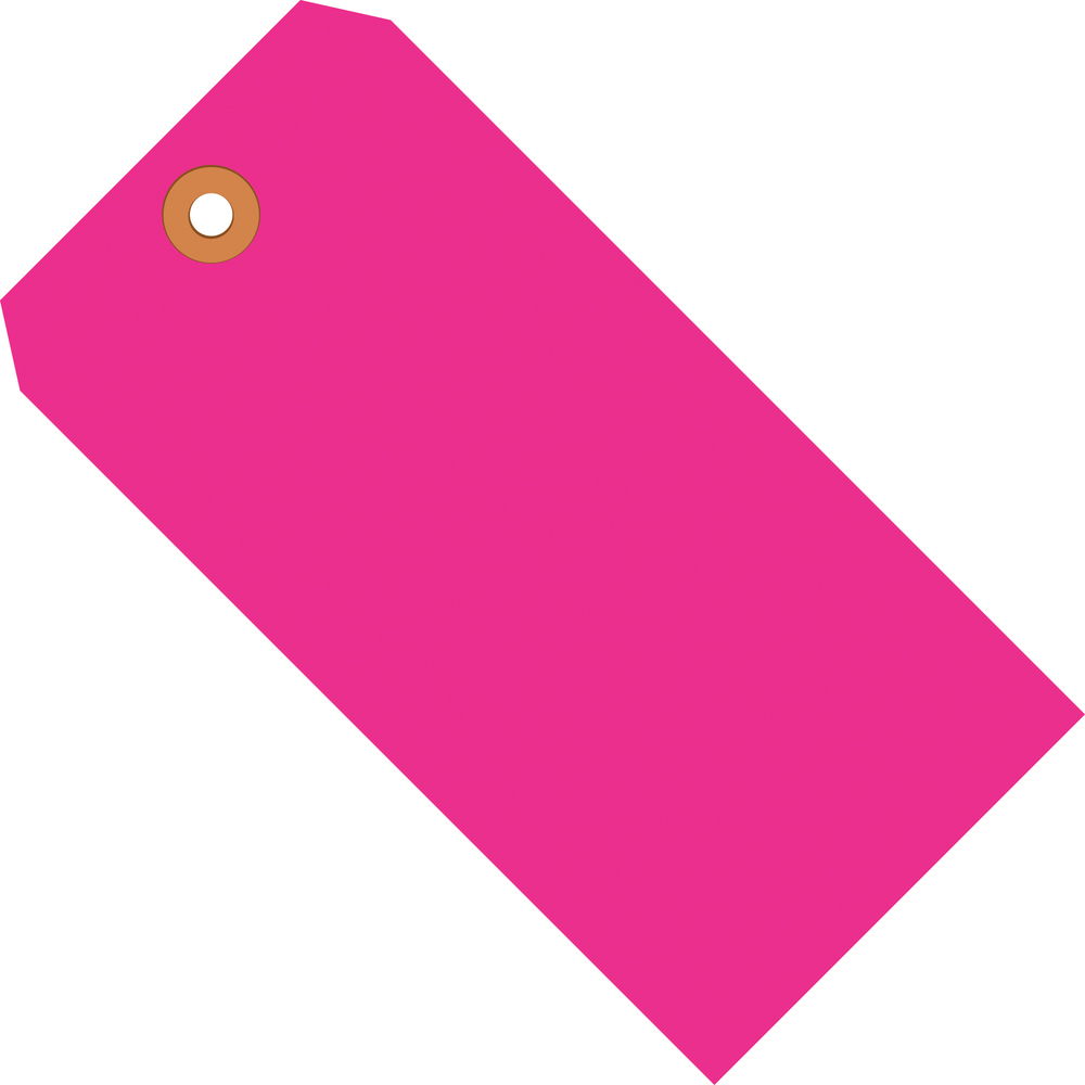 2 3 4 X 1 3 8 Fluorescent Pink 13 Pt Shipping Tags OfficeSupply