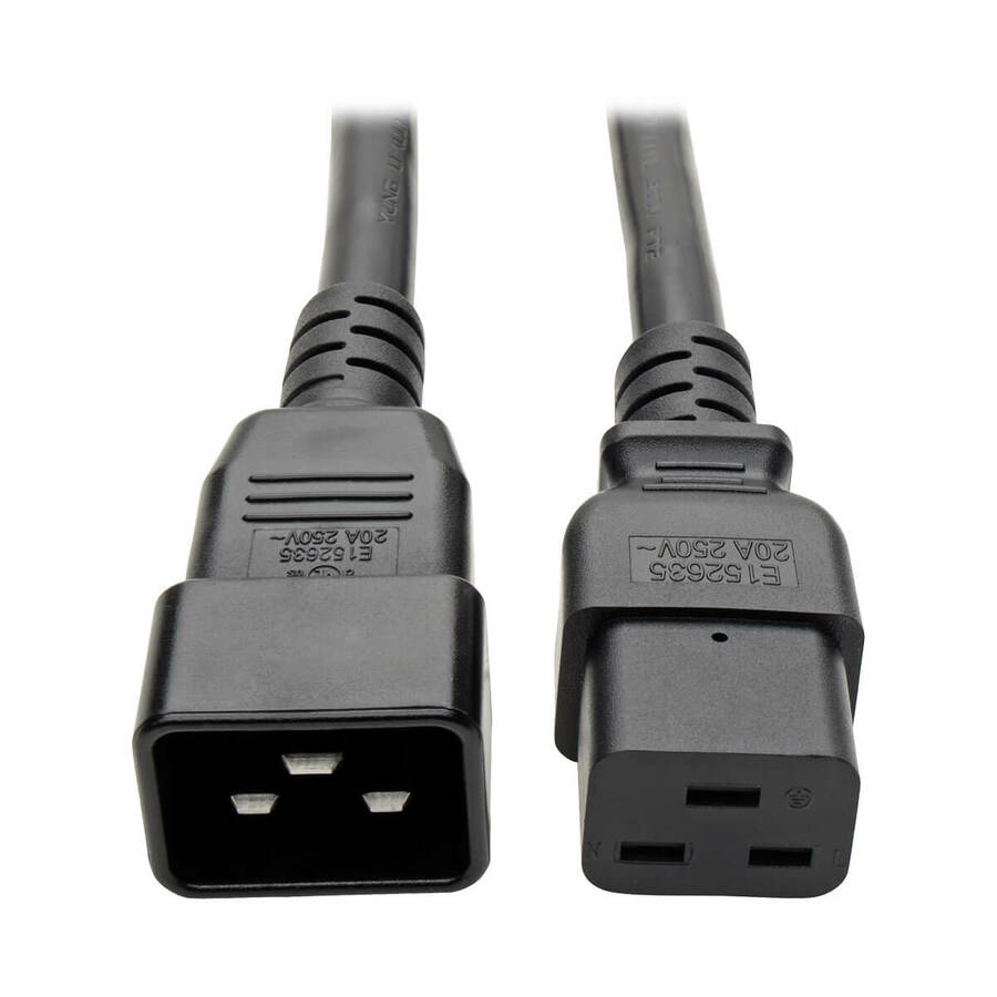 Eaton Tripp Lite Series Power Extension Cord/Splitter, 2 x C19 to C20 Y ...