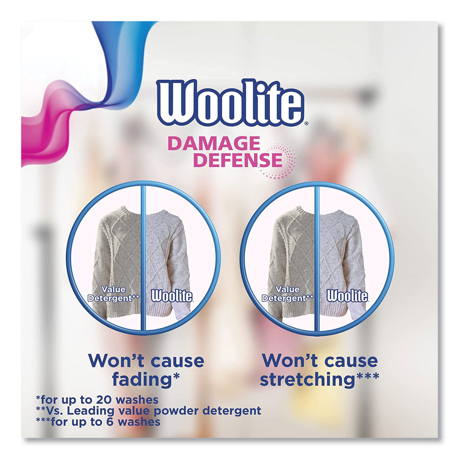 Woolite Clean/Care Detergent - 50 fl oz (1.6 quart) - Yellow - 6 ...