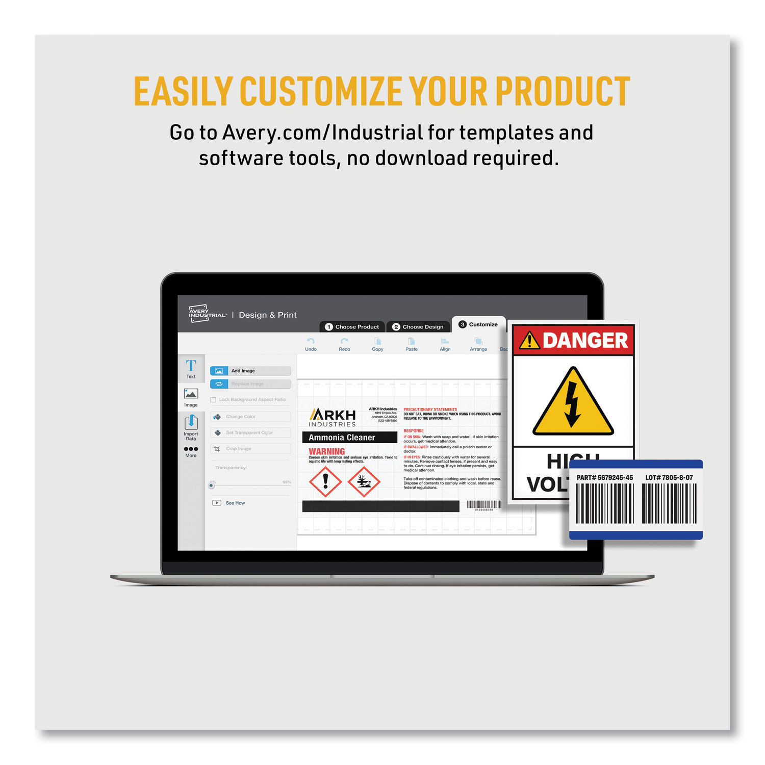 Avery PermaTrack Destructible Asset Tag Labels, Laser Printers, 0.5 x 1 ...