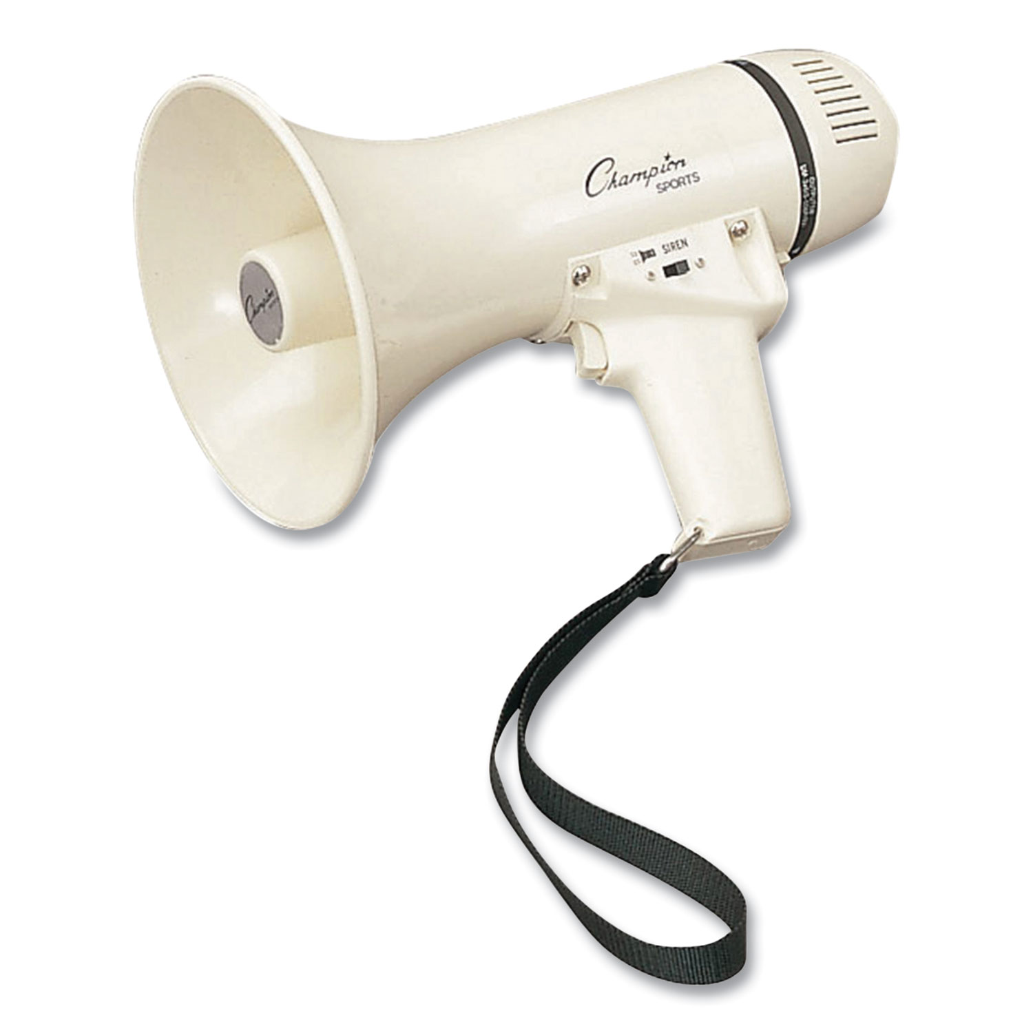Champion Sports Megaphone, 4 W to 8 W, 400 yds Range, White ...