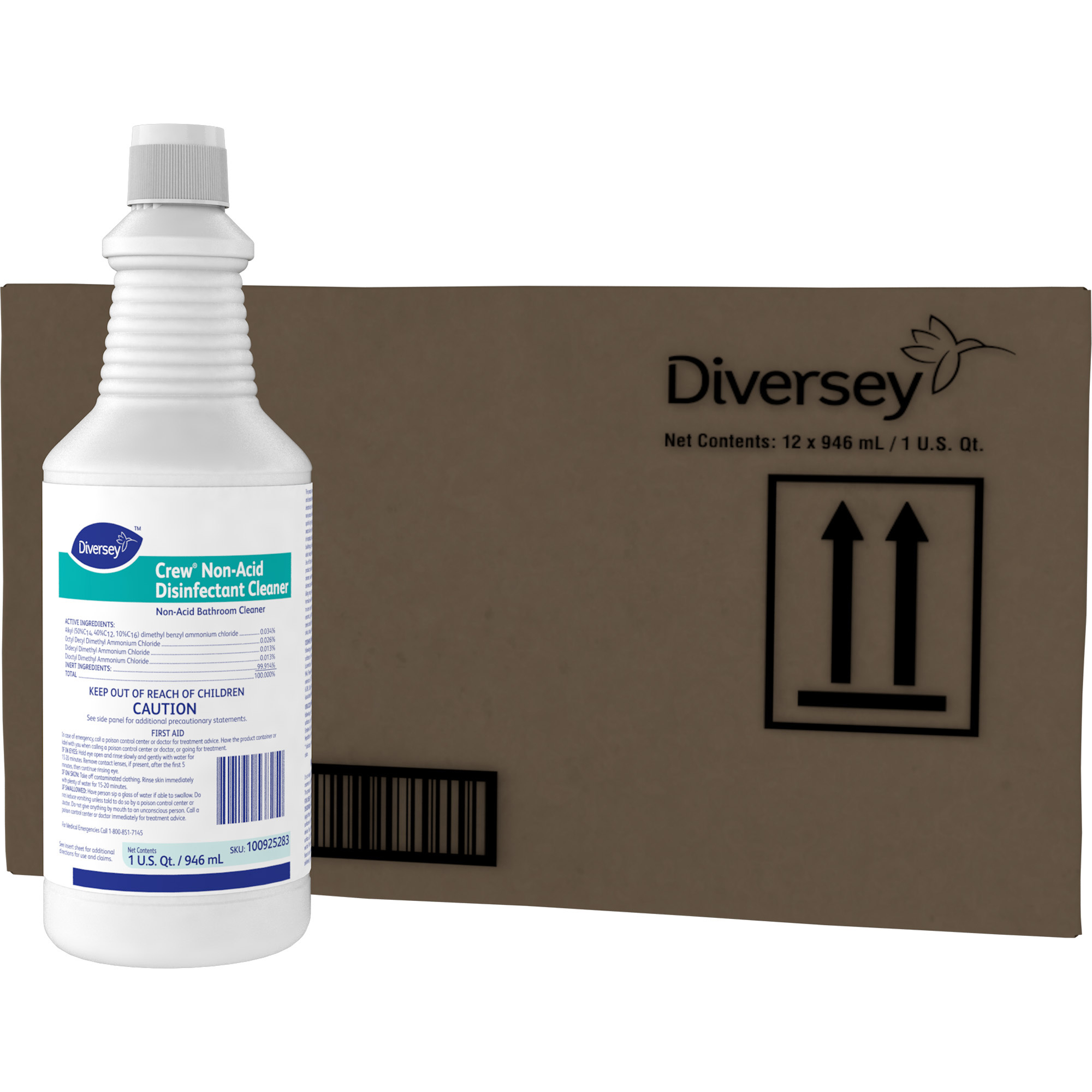 Diversey Crew Non-Acid Disinfectant Cleaner | OfficeSupply.com