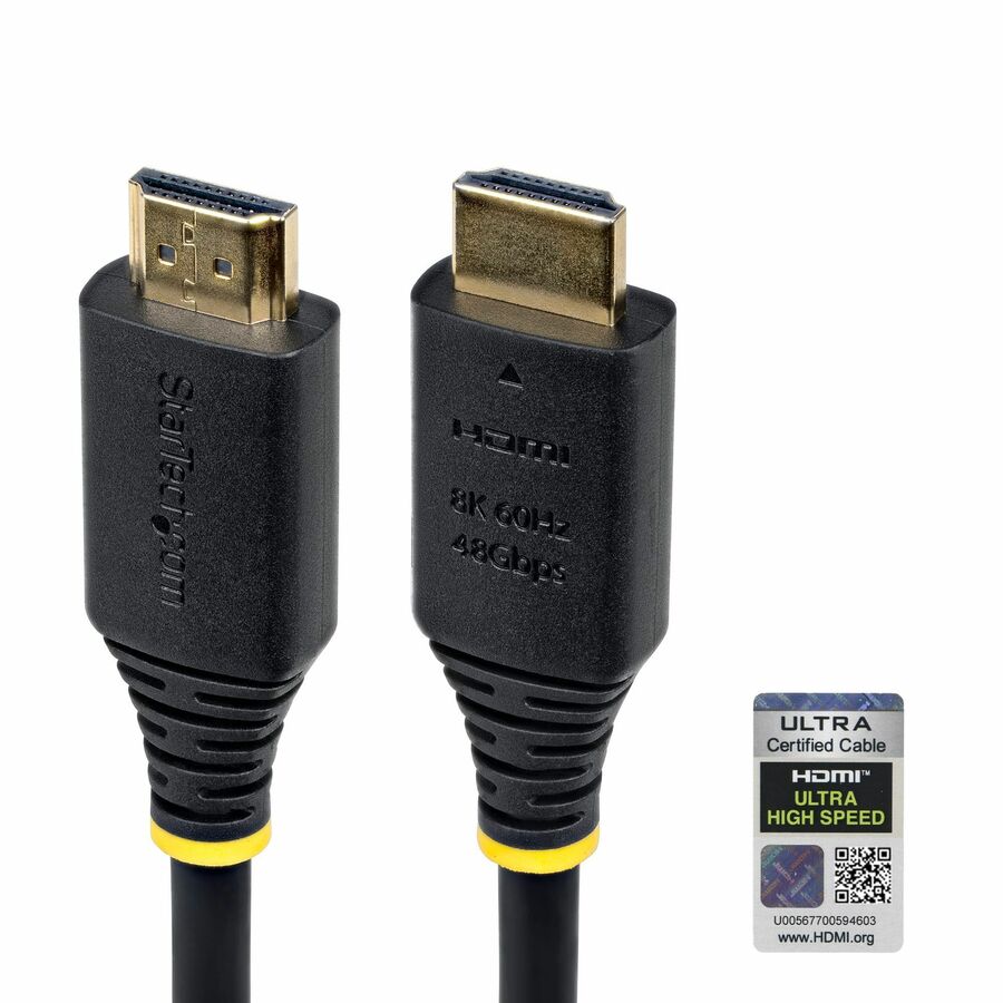 StarTech.com 3m (10ft) Certified Ultra High Speed HDMI Cable, 8K 60Hz ...