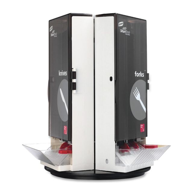 Dixie SmartStock Cutlery Dispenser, Carousel, 18 1/4 dia x 2 3/8h ...