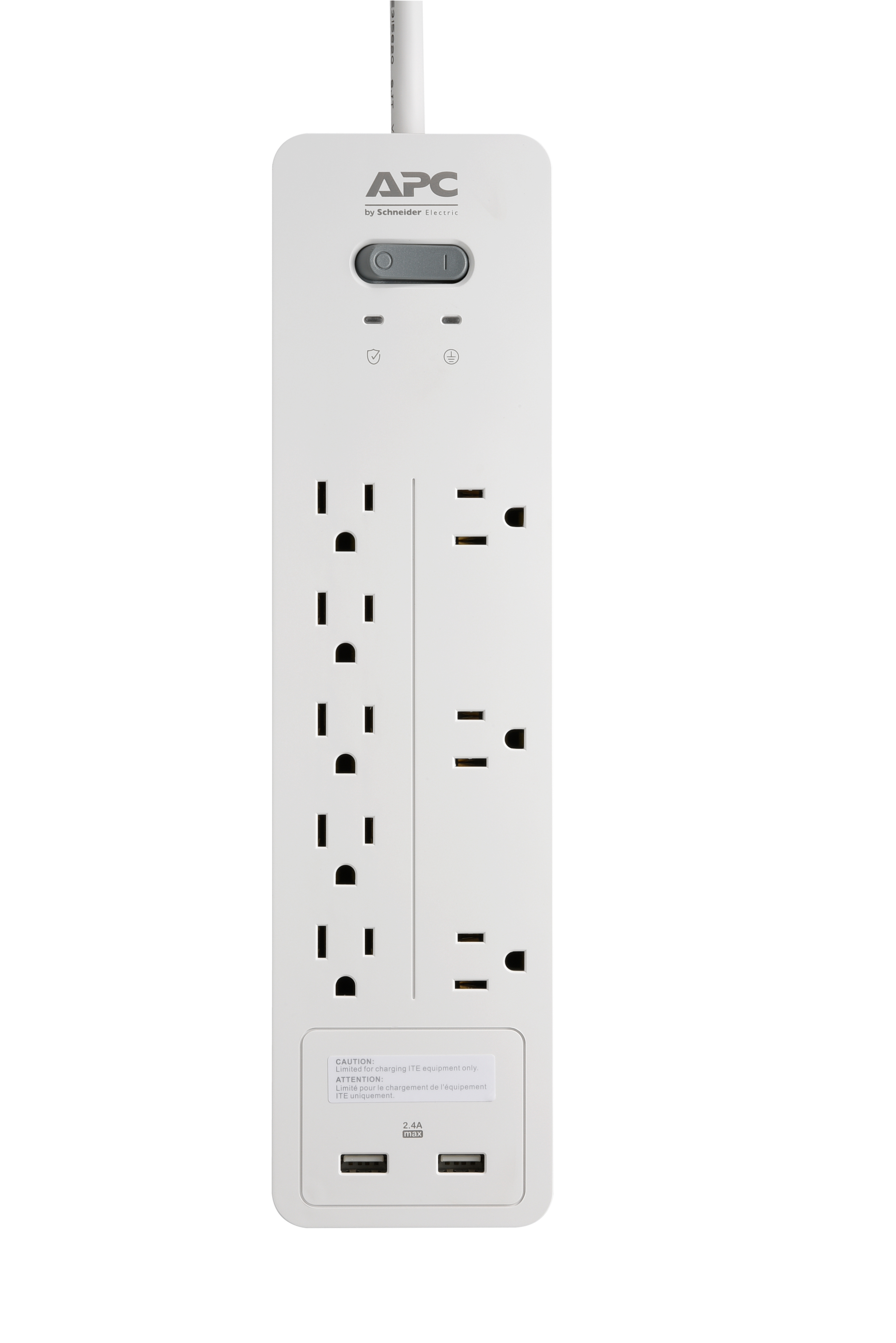APC by Schneider Electric SurgeArrest Home/Office 8-Outlet Surge ...