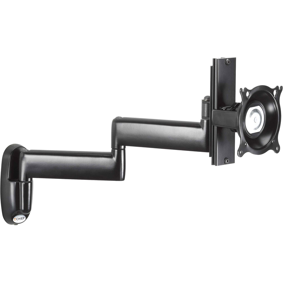 Chief Height Adjustable Single Display Wall Mount - Black ...