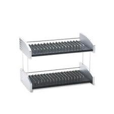 Fellowes Stackable CD Storage Tray, Holds 40, Black/Metallic Silver ...
