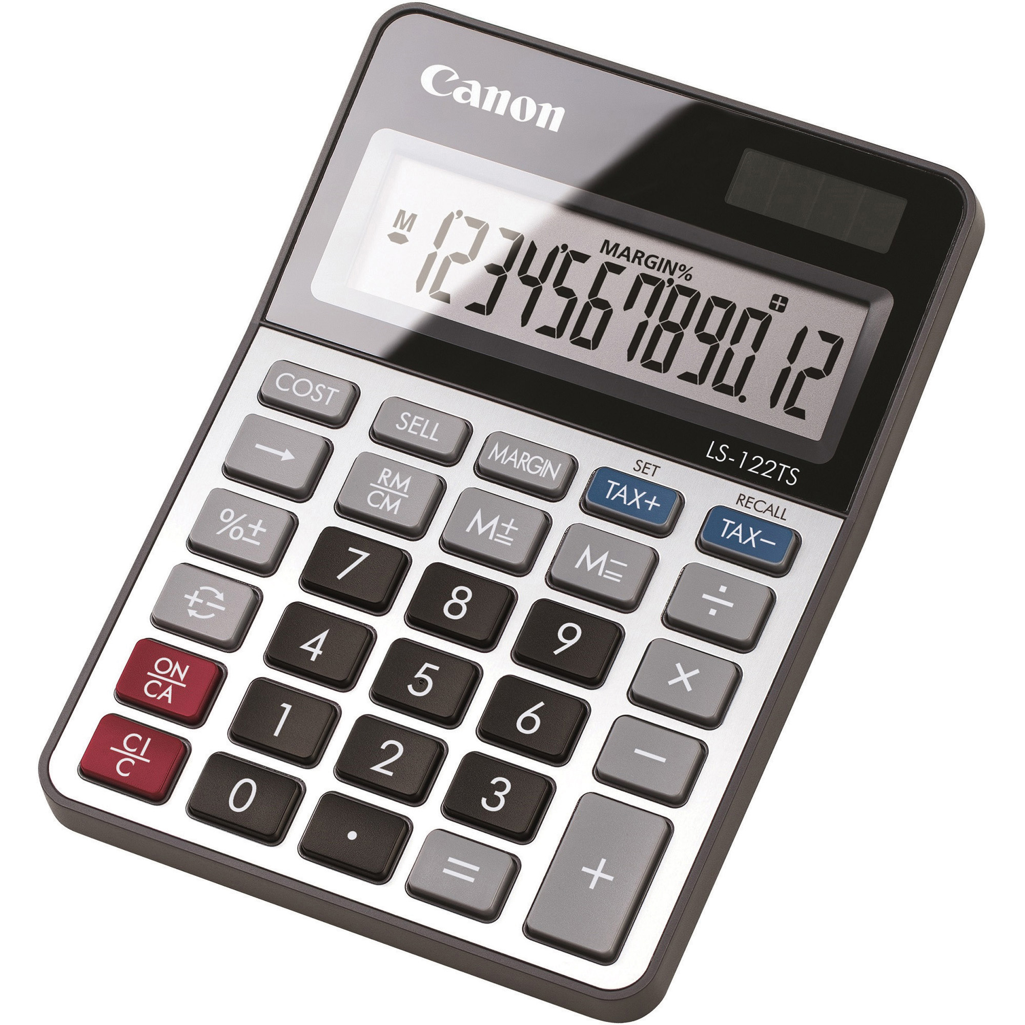 Canon LS 122TS 12 digit LCD Basic Calculator OfficeSupply