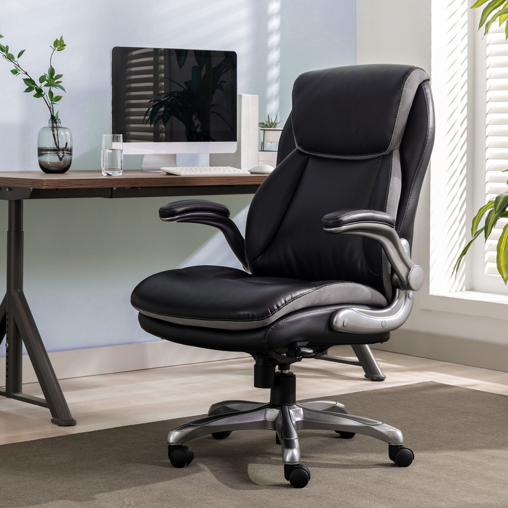 Serta Smart Layers Brinkley Ergonomic Bonded Leather High-Back ...