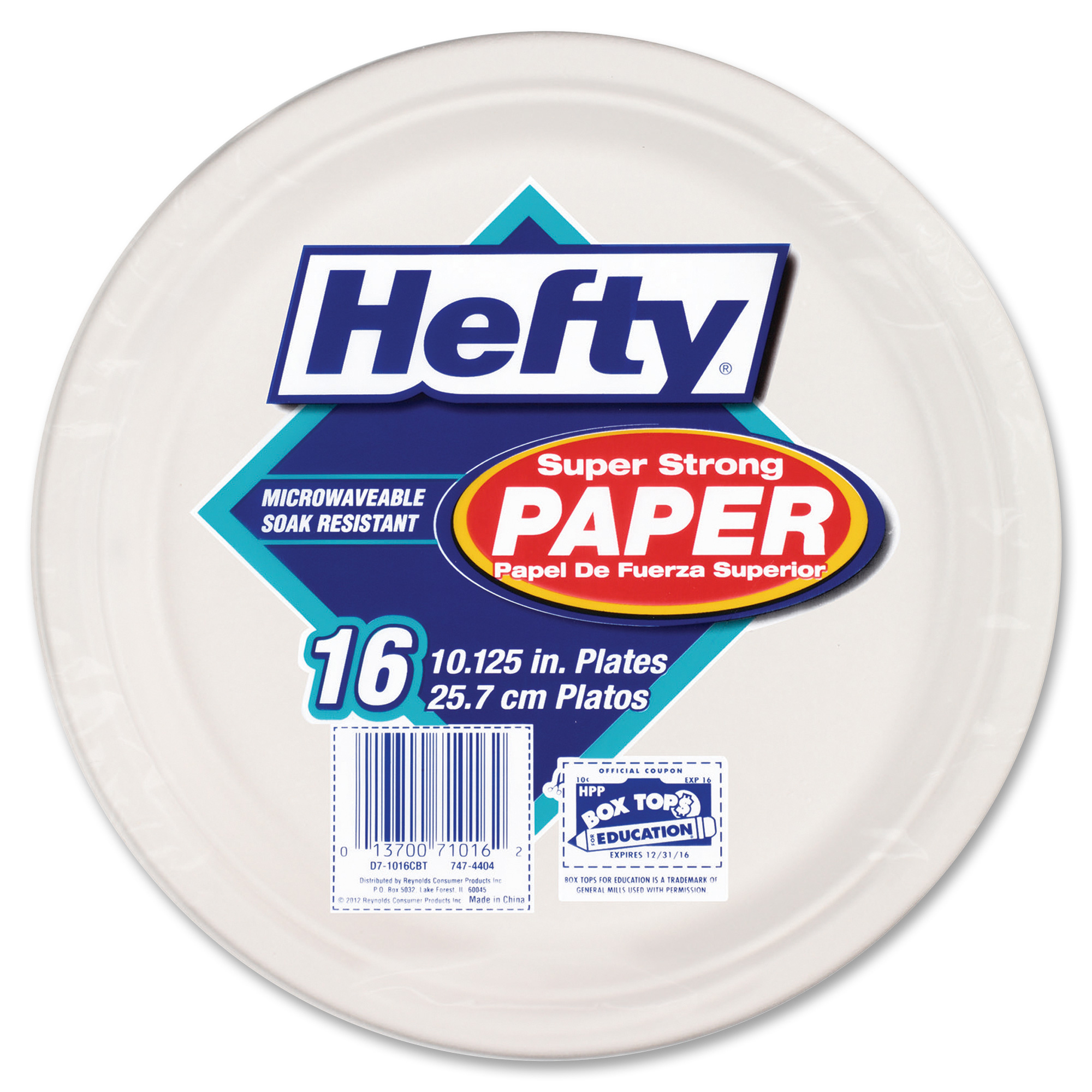 Hefty Super Strong Paper Plates | OfficeSupply.com