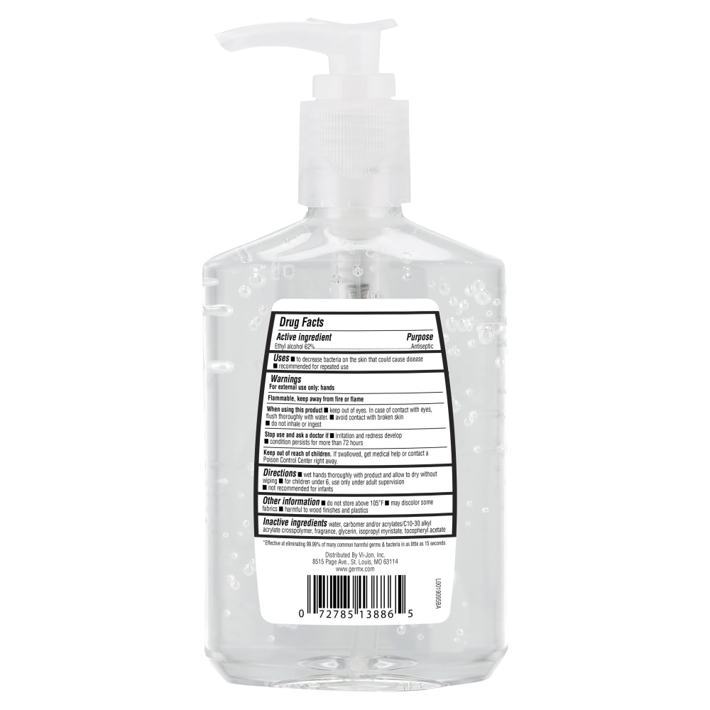 Germ-X Original Hand Sanitizer, 8 Oz, FDA Registered and Listed ...