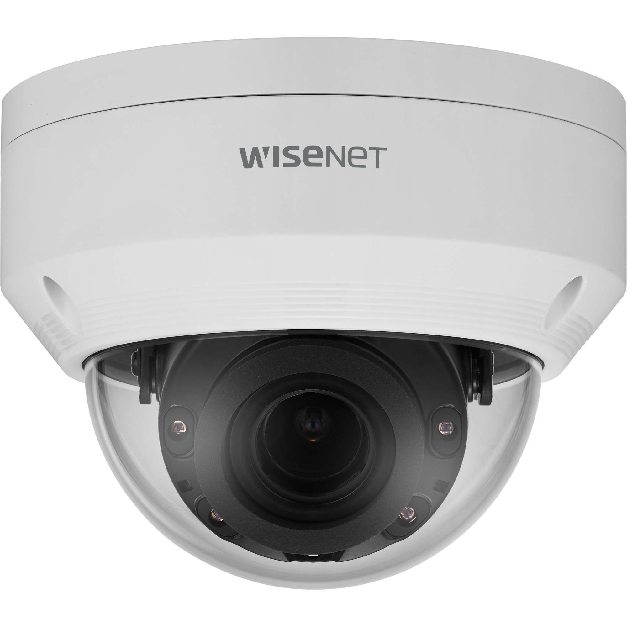 Wisenet ANV-L7082R 4 Megapixel Network Camera - Color - Dome - White ...