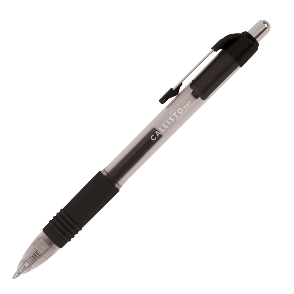 Callisto Retractable Gel Ink Pens, Fine Point, 0.5 mm, Transparent ...